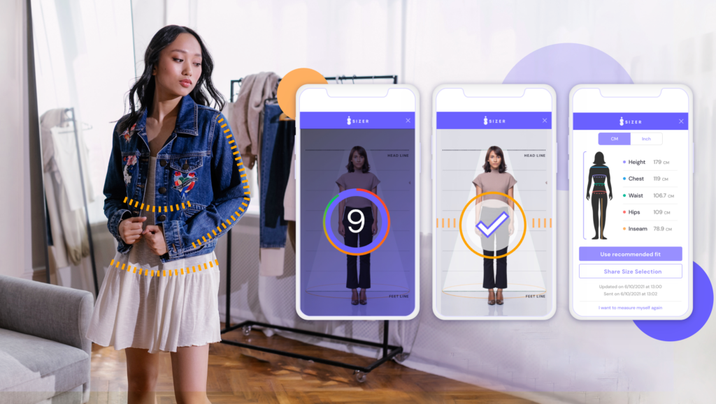 Virtual Try-On: Contactless Measurements App Sizer Transforms The ...